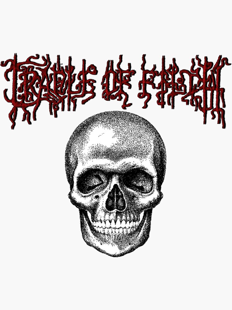 "Cradle Of Filth" Sticker for Sale by Sefanos | Redbubble