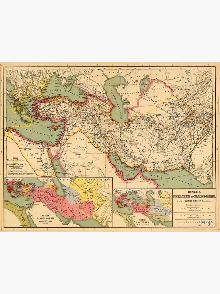 Old Map of Persia in 1903 Premium Matte Vertical Poster sold by ...