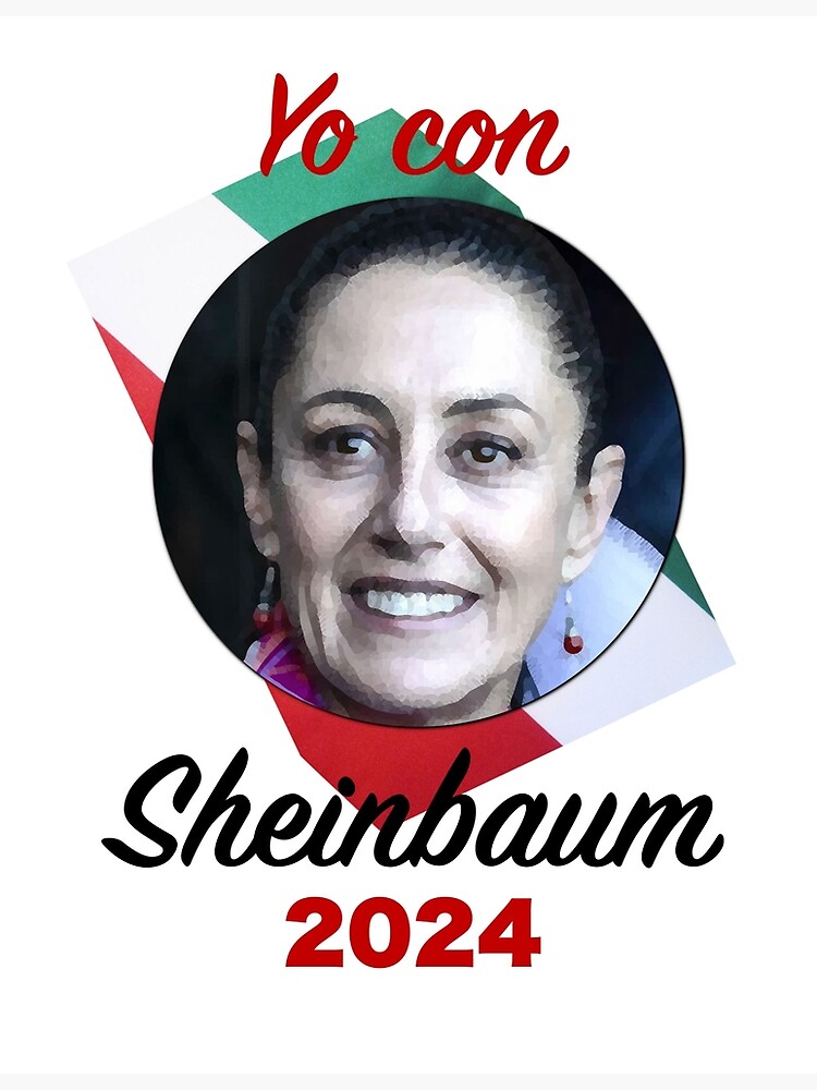 "Claudia Sheinbaum Presidential" Poster by oscarturof4t | Redbubble