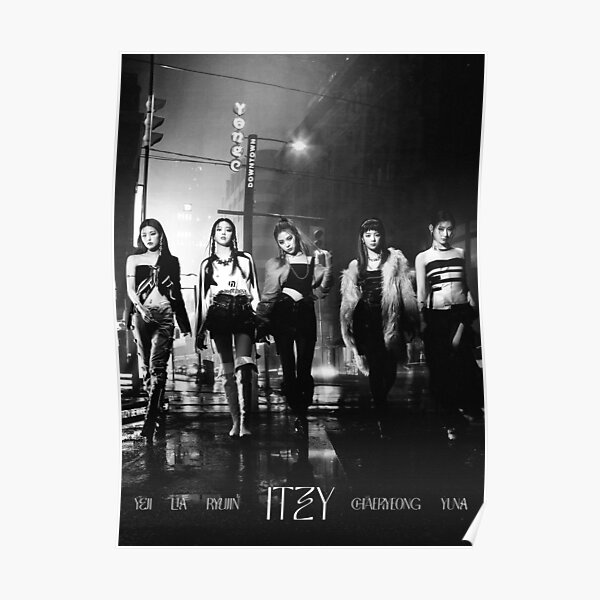 "ITZY" Poster for Sale by Chubiblue | Redbubble