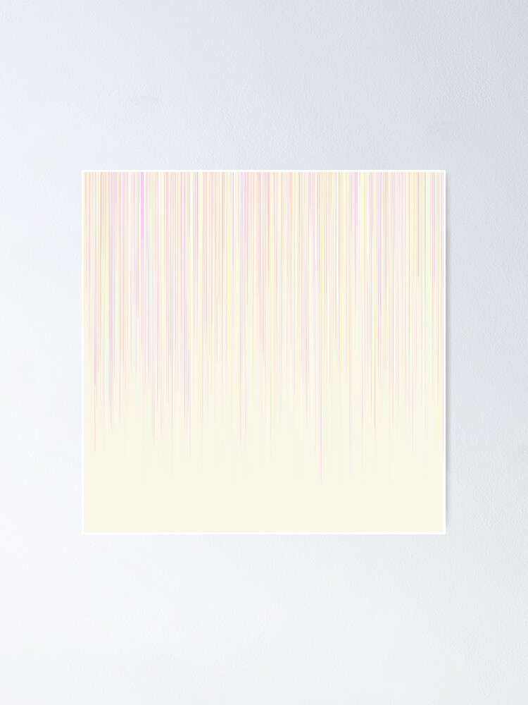 "Pastel Pink Line Pattern on White Background" Poster for Sale by ...