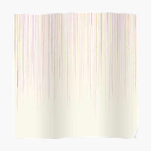 "Pastel Pink Line Pattern on White Background" Poster for Sale by ...