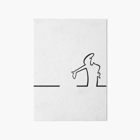 "La Linea" Art Board Print by REMA-REPUBLIC | Redbubble