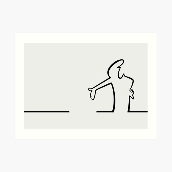 "La Linea" Art Print for Sale by REMA-REPUBLIC | Redbubble