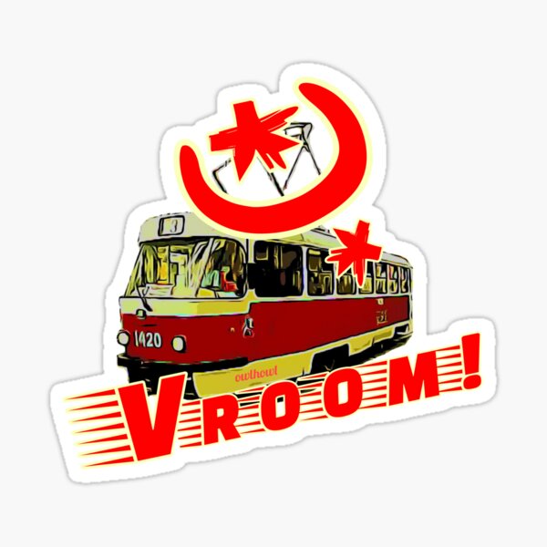 "Tatra Vroom" Sticker for Sale by HeideSauna | Redbubble