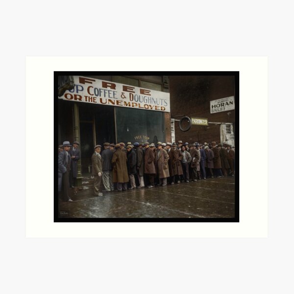 "Al Capone’s Soup Kitchen, Chicago, 1931" Art Print for Sale by ...