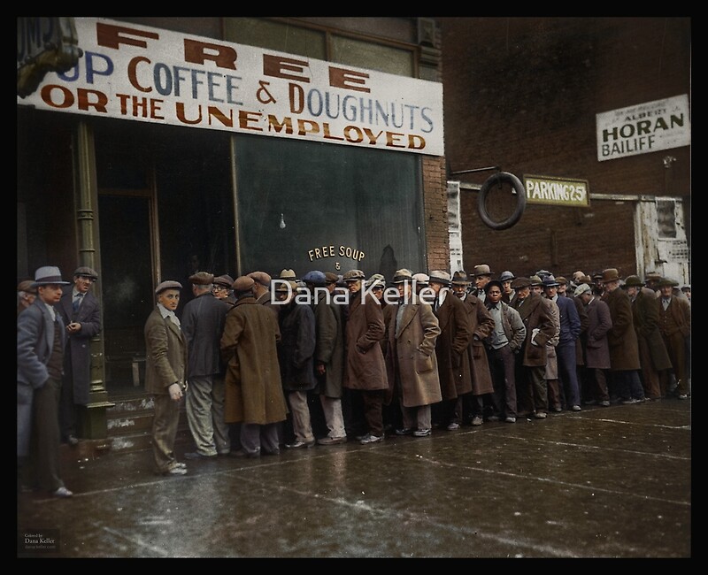 "Al Capone’s Soup Kitchen, Chicago, 1931" by Dana Keller | Redbubble