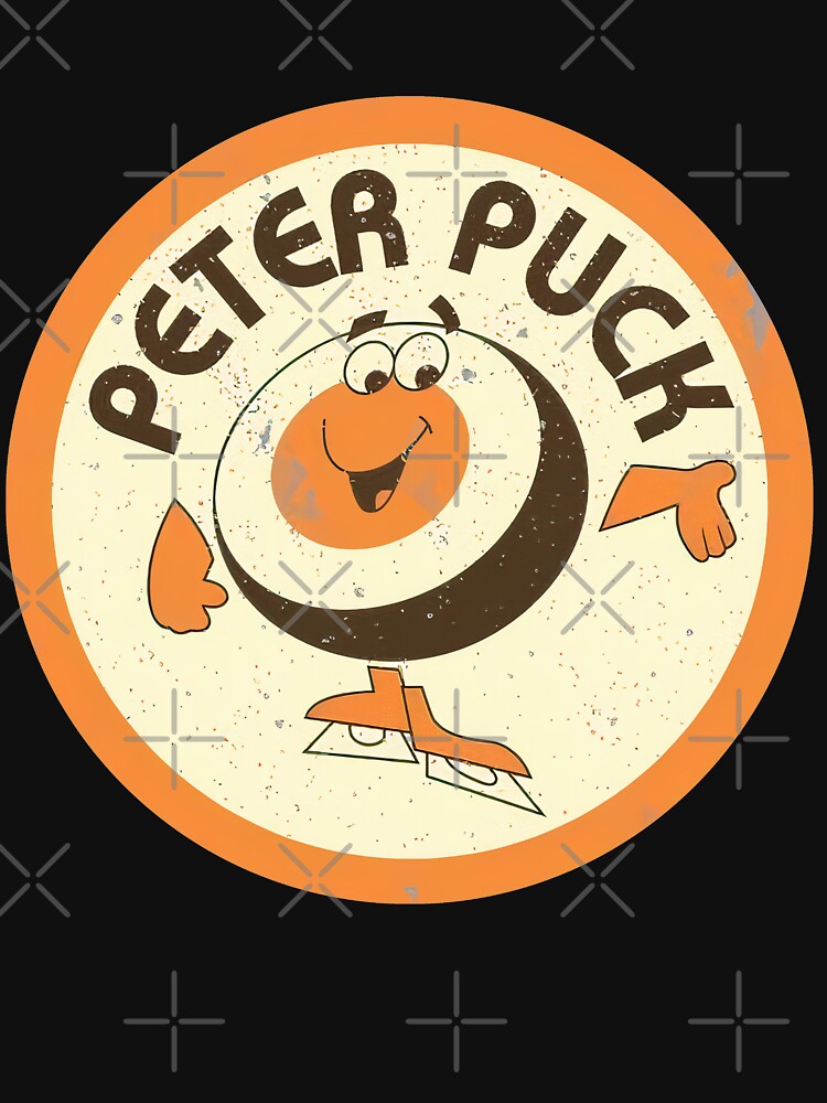 "Love Hockey Peter Design Puck Cartoon Character" T-shirt for Sale by ...