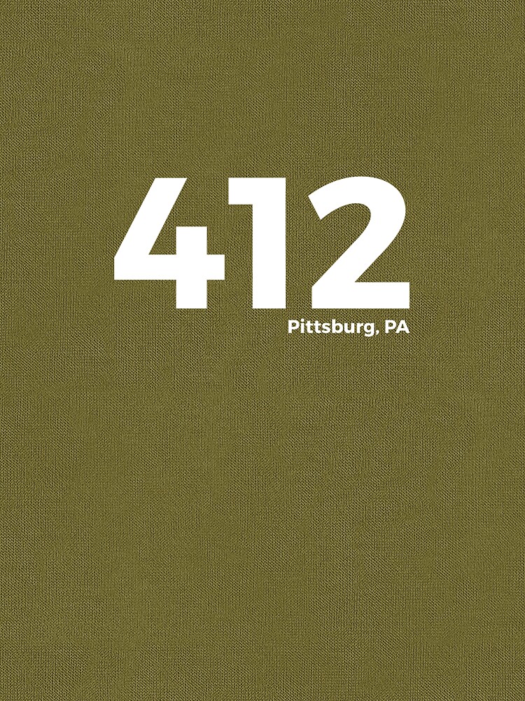 "Pittsburgh, Pennsylvania Area Code 412" T-shirt by AlwaysAwesome ...