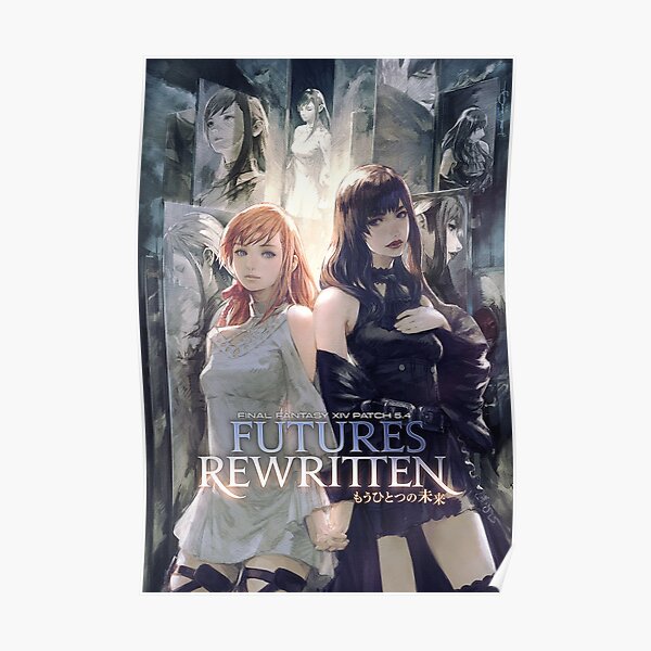 "ファイナルファンタジー14: futures rewritten" Poster for Sale by and-another-one ...