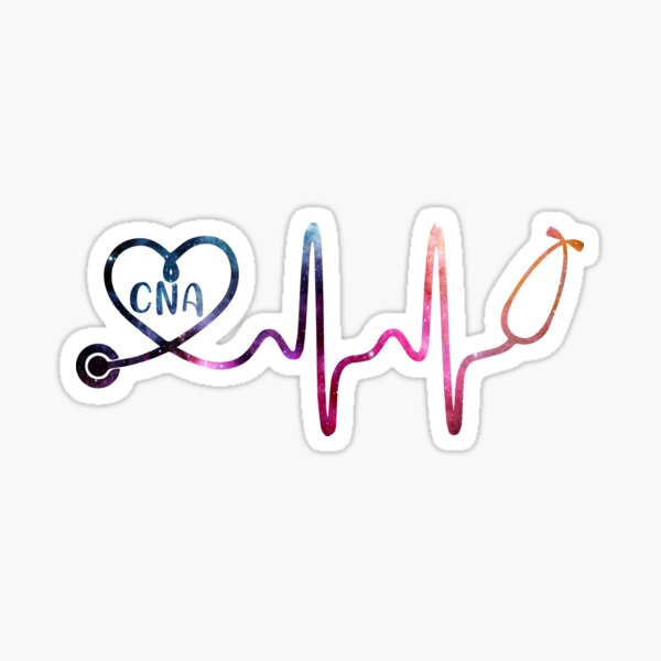 "CNA Heartbeat galaxy" Sticker for Sale by thanhmaidesign | Redbubble