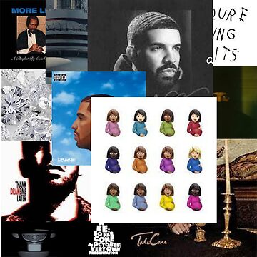 "Drake album discography graphic art" Sticker for Sale by Babanz ...