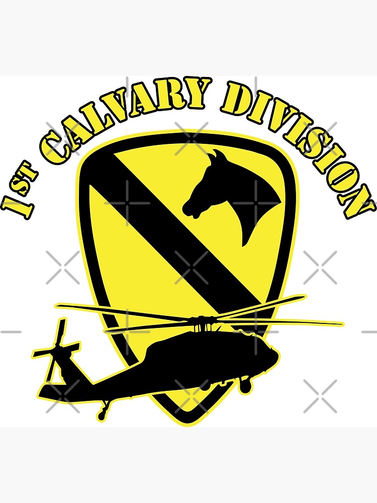 "1st Cavalry Division USA" Poster for Sale by grafixsoldier | Redbubble