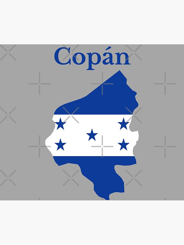 Póster for Sale con la obra «Diseño de Mapa del Departamento de Copán ...