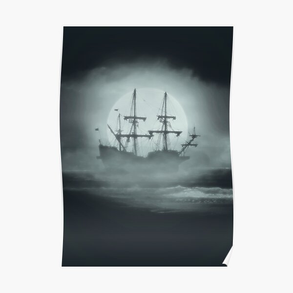 "Ghost Ship" Poster for Sale by AndrejZT | Redbubble