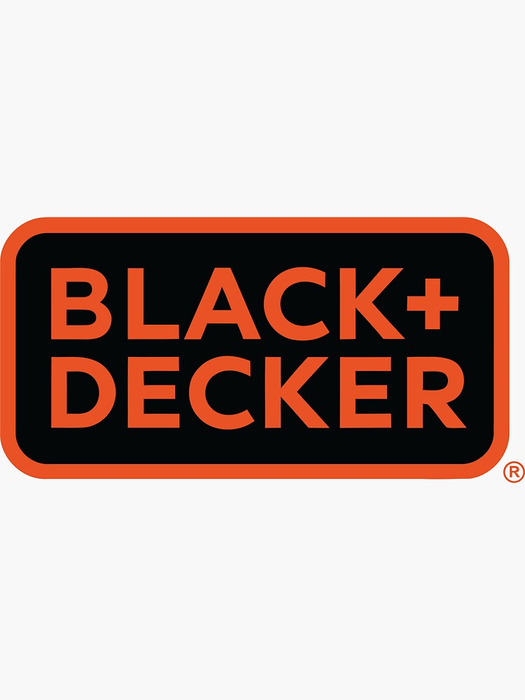 "Black+Decker Logo" Sticker for Sale by Pnolpinot | Redbubble
