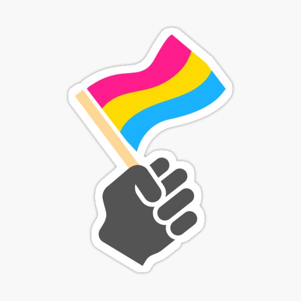 "Pansexual Pride Flag LGBT Symbol Pansexuality LGBTQ" Sticker for Sale ...