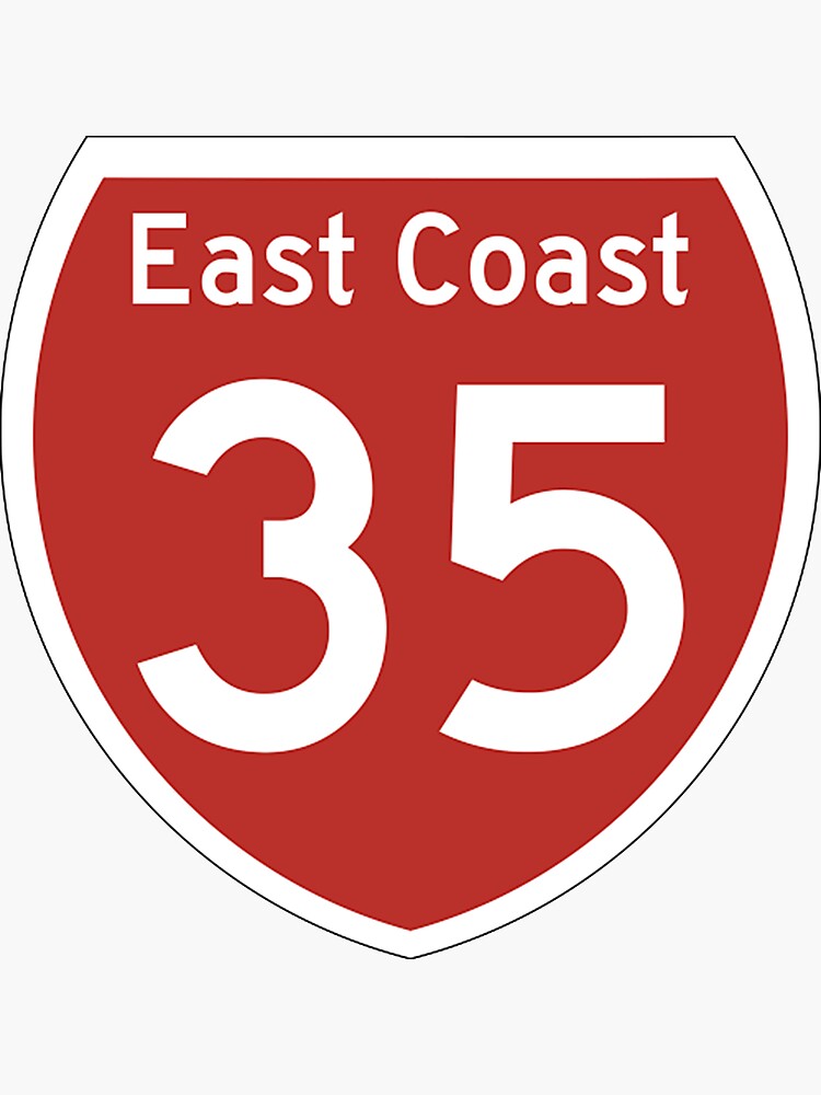 "Highway 35, East Coast, New Zealand " Sticker by Youdonlik73 | Redbubble
