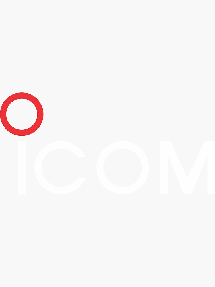 "Icom Inc" Sticker for Sale by tevisan312 | Redbubble