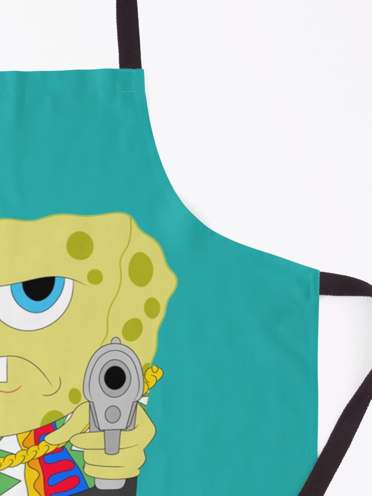 Gangster Spongebob meme 90s Apron sold by Impressive Assailant | SKU ...