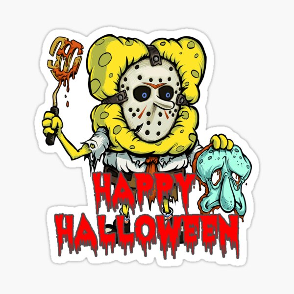 "spongebob gangster viral" Sticker by AdeliaKamal | Redbubble