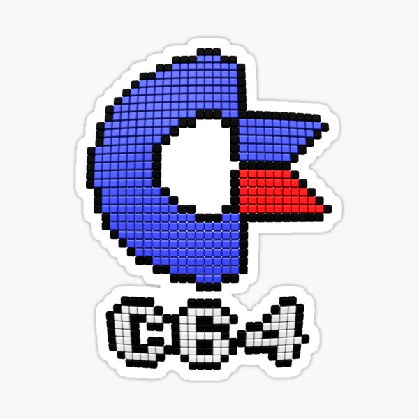 "C64 Logo 3" Sticker for Sale by Pixel-Play | Redbubble