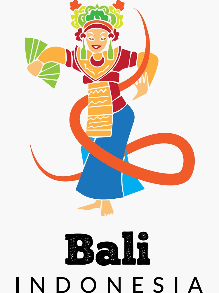 "the beauty of the various cultures of bali indonesia" Sticker for Sale ...