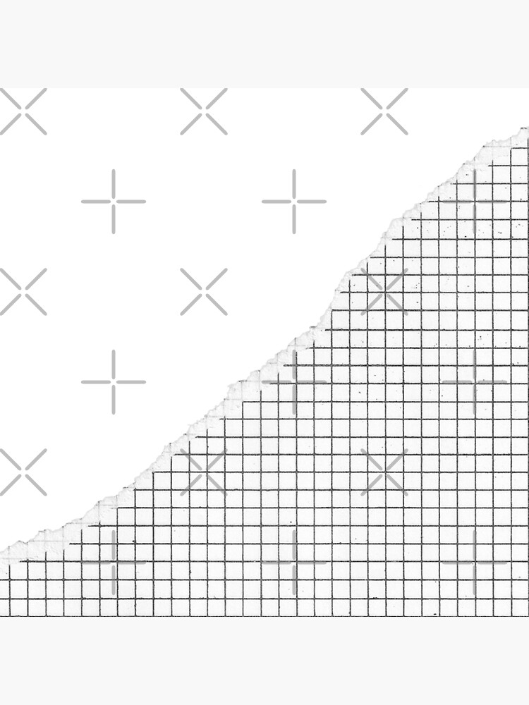 "Ripped math paper" Sticker by ddabbu | Redbubble