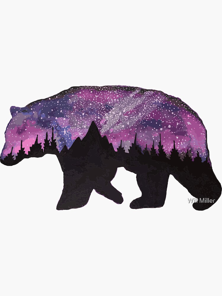 "Spirit Bear" Sticker for Sale by millerwe | Redbubble