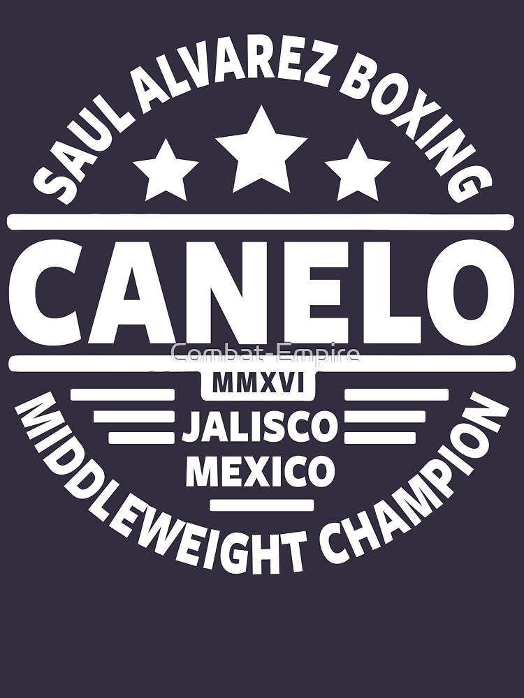 "Boxing Canelo" T-shirt for Sale by Combat-Empire | Redbubble | boxing ...
