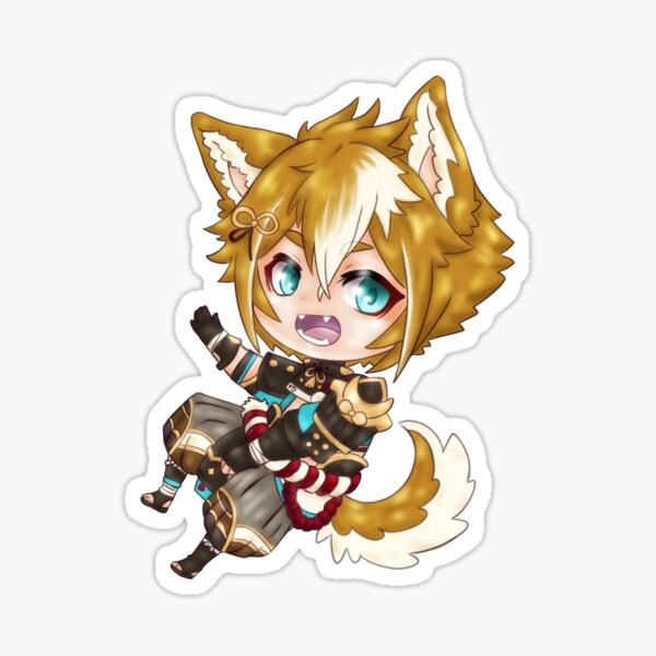 "Gorou Genshin Impact" Sticker for Sale by Katzengoldfisch | Redbubble