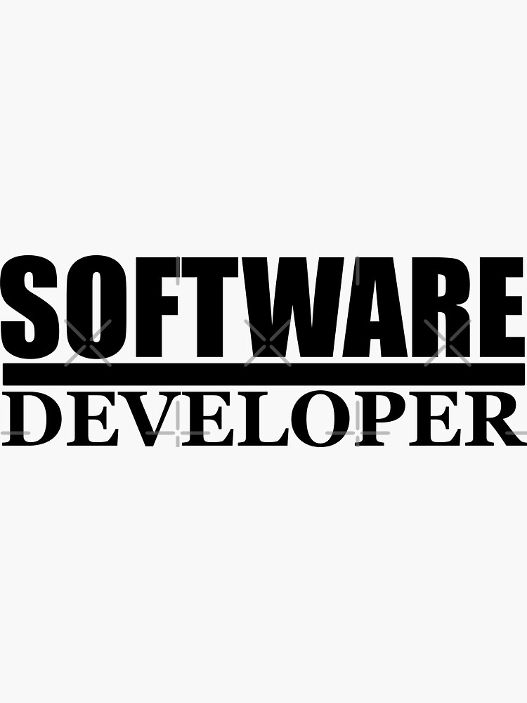 "Software Developer" Sticker for Sale by IrinchiDE | Redbubble