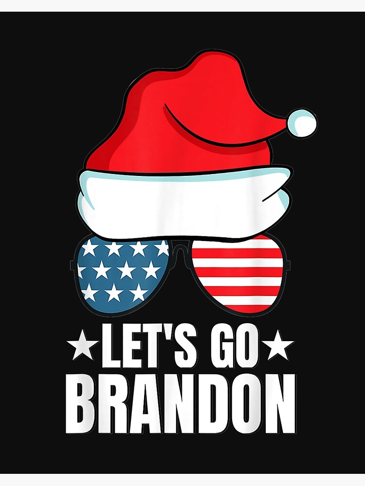 "Let's Go Brandon Christmas Funny T-Shirt" Art Board Print for Sale by ...