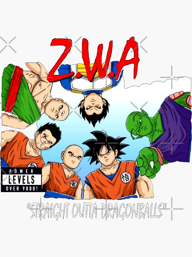 "Goku With Friends Hip Hop Band Dragon Ball Z " Sticker for Sale by ...