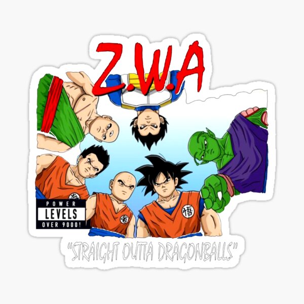 "Goku With Friends Hip Hop Band Dragon Ball Z " Sticker for Sale by ...