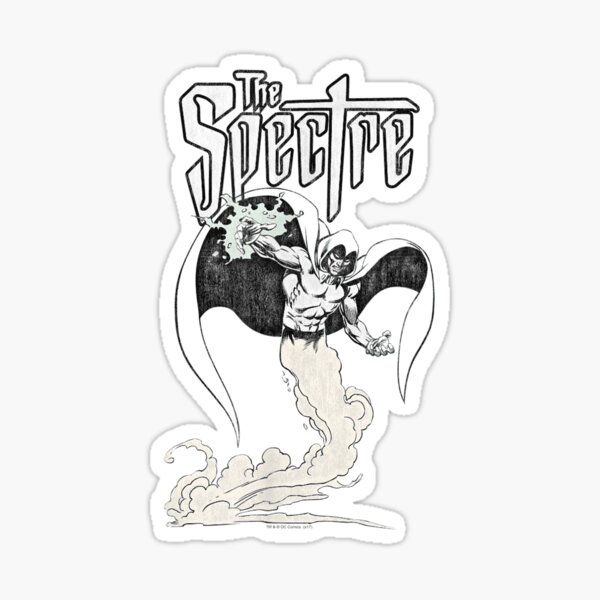"The Spectre Black and White Graphic " Sticker for Sale by ...