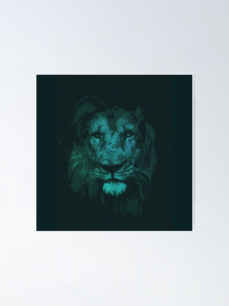 "Invincible Lion" Poster for Sale by Cultofarts | Redbubble