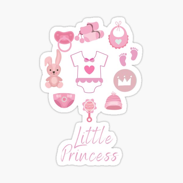 "Your Little princess" Sticker for Sale by BabyClub-by-JC | Redbubble