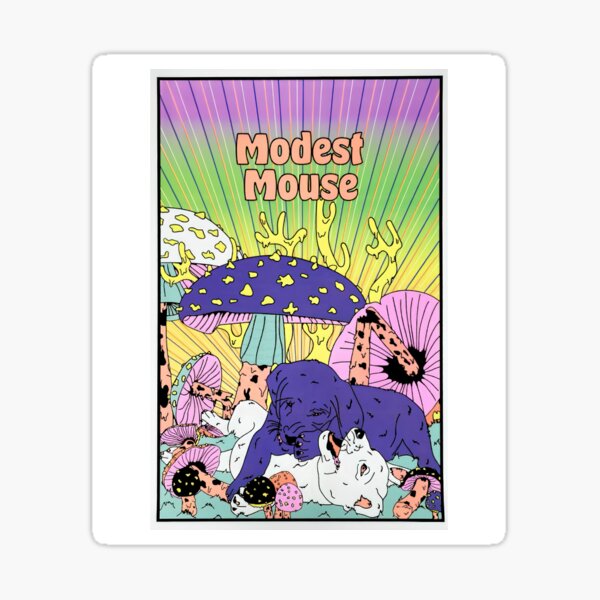 "Modest Mouse " Sticker for Sale by sausagecivilian | Redbubble