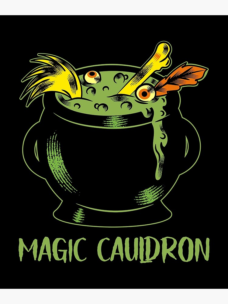"Magic Cauldron Design" Poster for Sale by Artpace | Redbubble