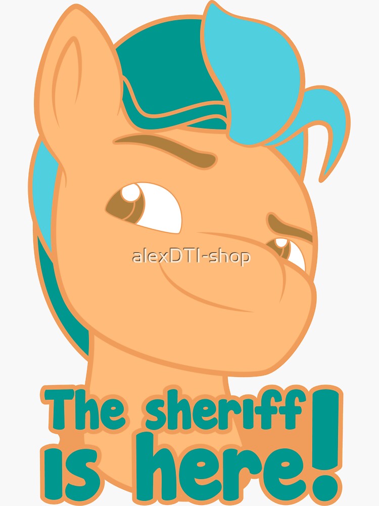 "Sheriff Hitch Trailblazer" Sticker by alexDTI-shop | Redbubble