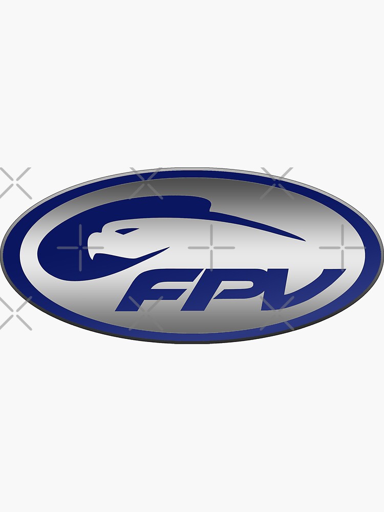 "FPV Blue" Sticker for Sale by darkmonohue | Redbubble