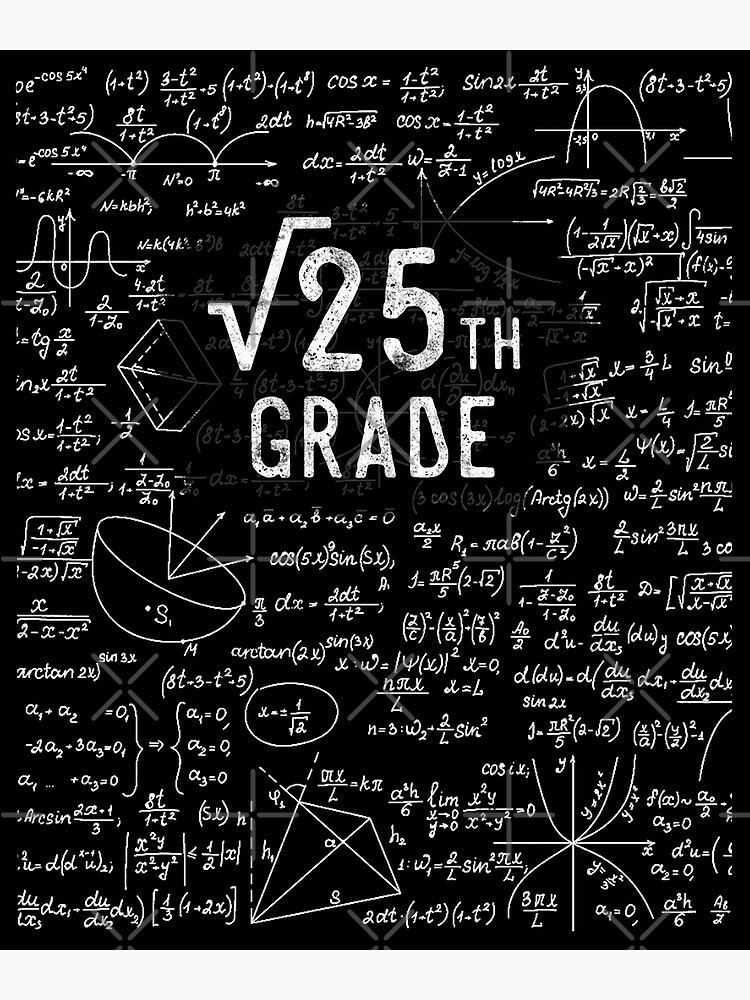 "5th Grade Math Student Square Root of 25 " Poster by TranscendFlow ...