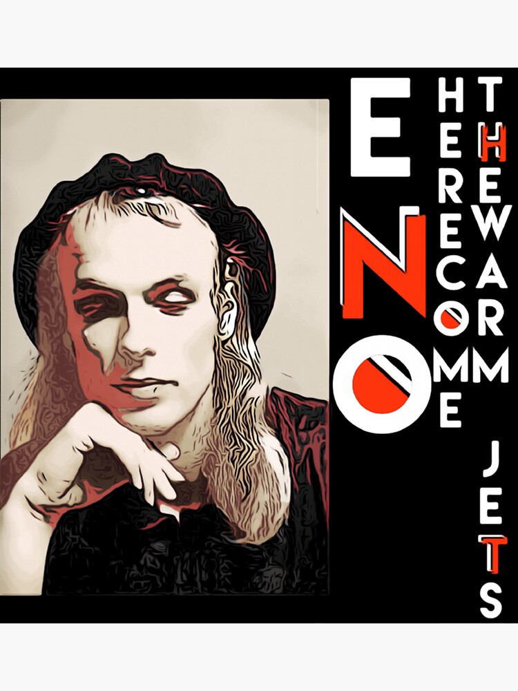 "Eno Discrete " Sticker for Sale by hirtMcShirtFace | Redbubble