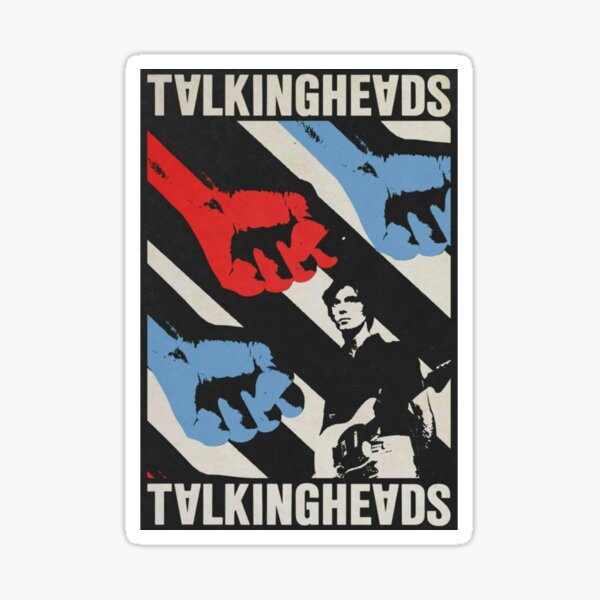 "Talking Heads Concert" Sticker for Sale by hirtMcShirtFace | Redbubble