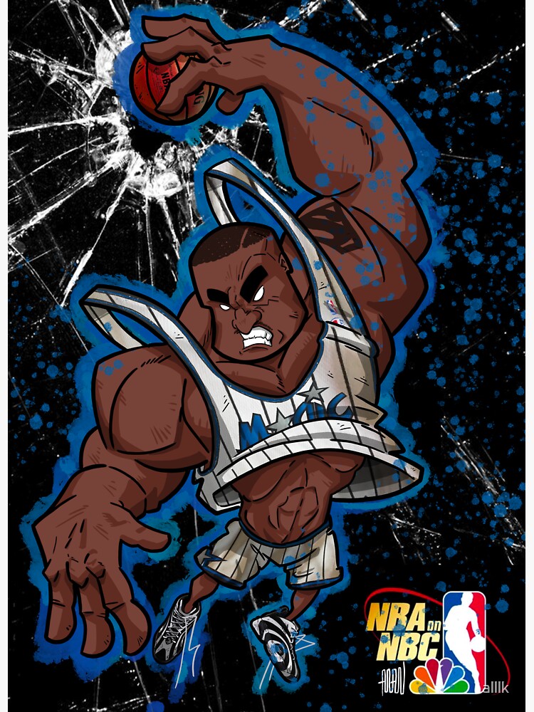 "Shaq" Sticker for Sale by alllk | Redbubble