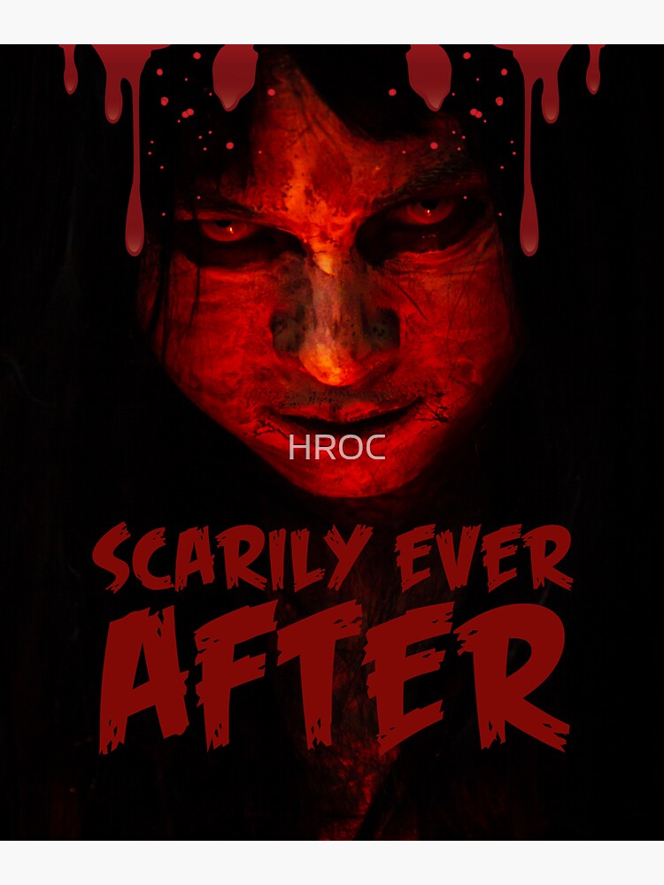 "Scarily Ever After Halloween Art" Sticker for Sale by HROC | Redbubble