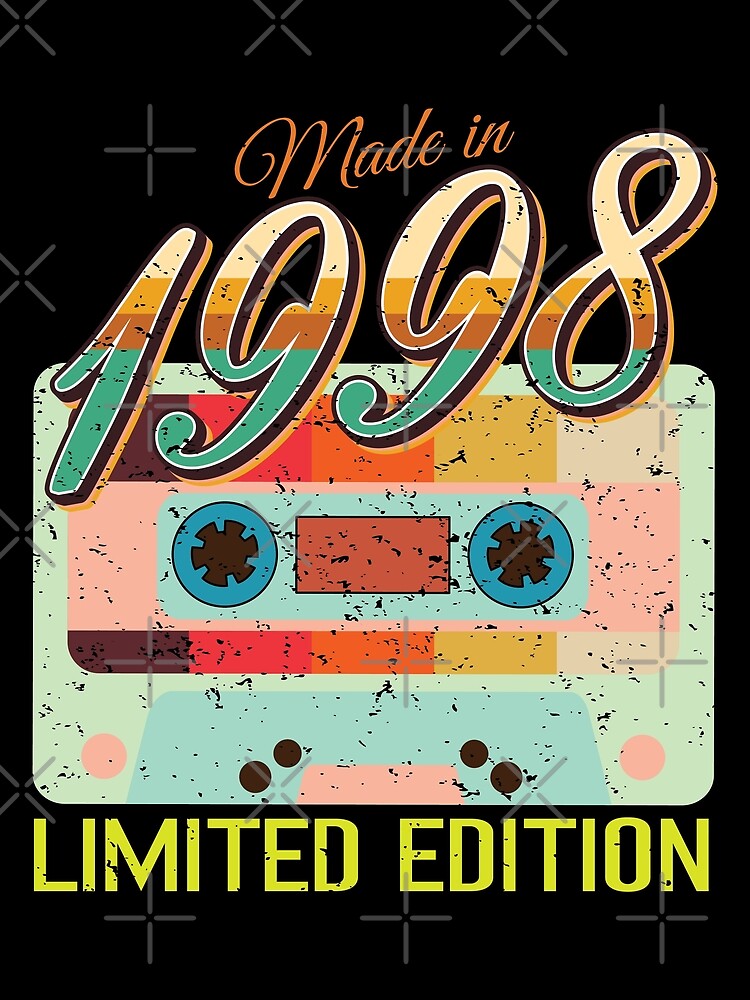 "Made in 1998 limited edition" Poster by tamanna410 | Redbubble