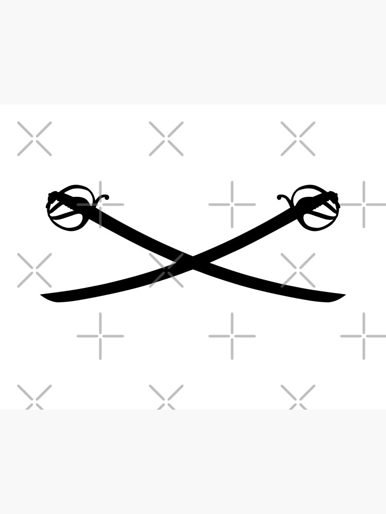 "Crossed Hussar's Sabres" Poster by FordeMA | Redbubble