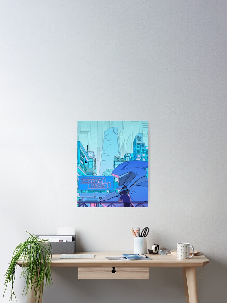"CHROMA MOMA" Poster for Sale by ChromaMoma | Redbubble